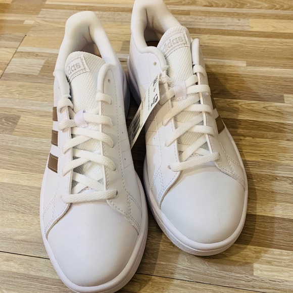 adidas | Shoes | Adidas Grand Court Tennis Shoes White Leather | Poshmark